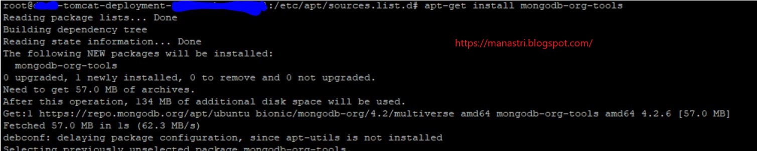 MongoDB: Install Mongo Client and Mongo Shell in Ubuntu, CentOS ...