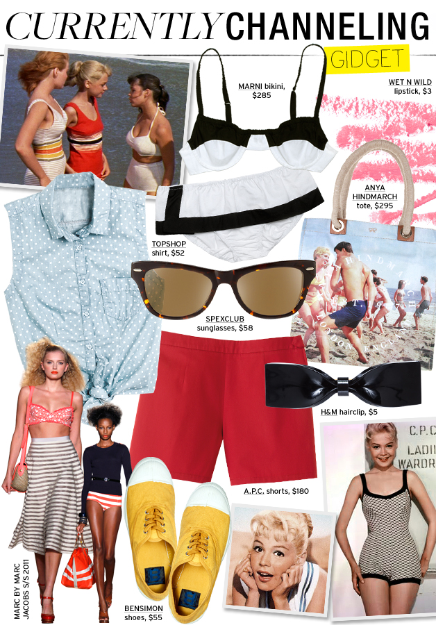 Cinema Connection--Gidget's Surf Style | GlamAmor