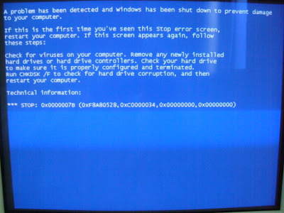 Debug Hardware: Tela azul na instalação do Windows XP (STOP: 0x0000007B)