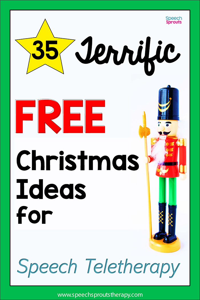 35 Terrific FREE Christmas Speech Therapy Ideas For Teletherapy ...
