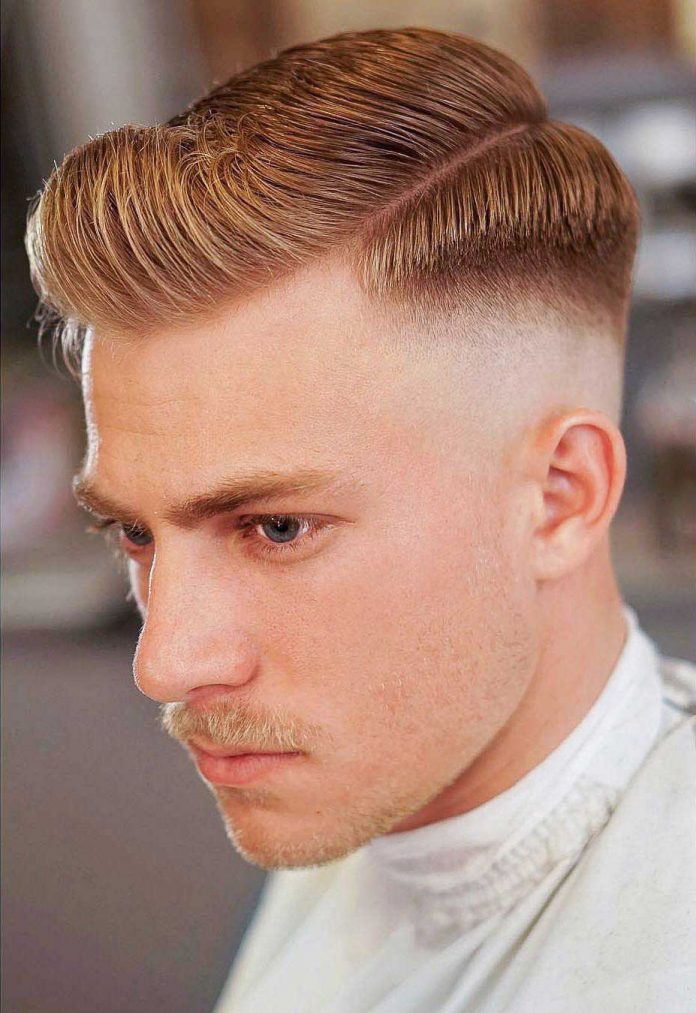 Kiểu Side Part kết hợp Low Bald Fade | Cắt Tóc Nam - Than Barber Shop