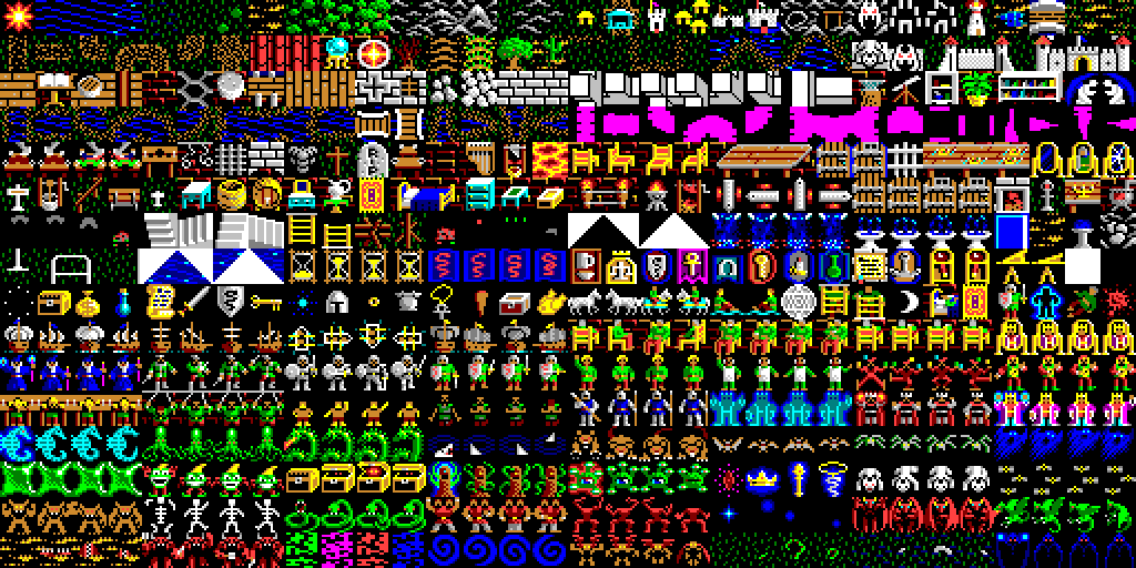 8-Bit City: Ultima V: Warriors of Destiny Tileset
