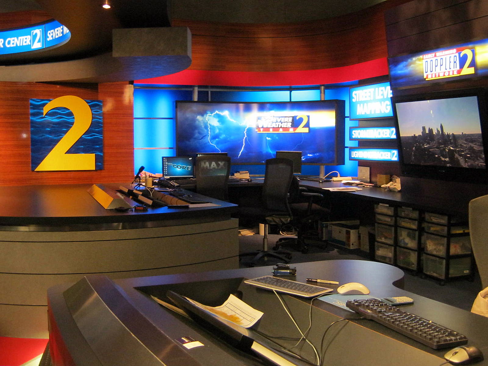 RamblerTrek: WSB-TV Channel 2 & AM/FM Studio Tour, Atlanta, Georgia ...