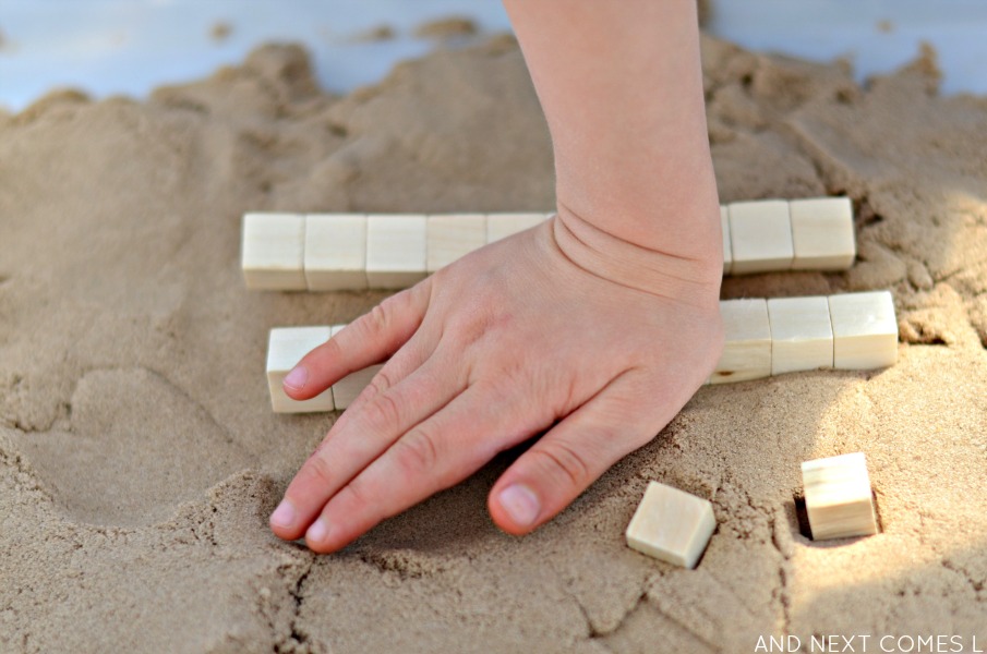 Kinetic Sand Sensory Math Activity | And Next Comes L - Hyperlexia ...