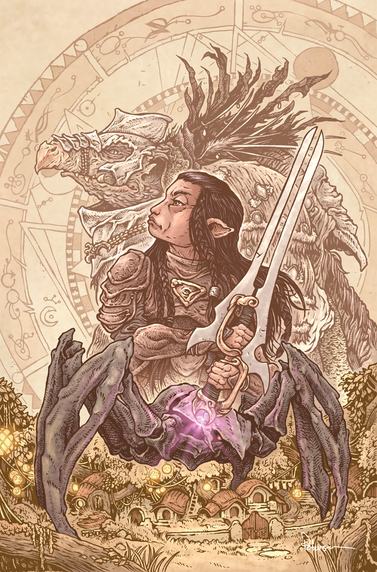 David Petersen's Blog: Dark Crystal Age of Resistance cover: Ordon