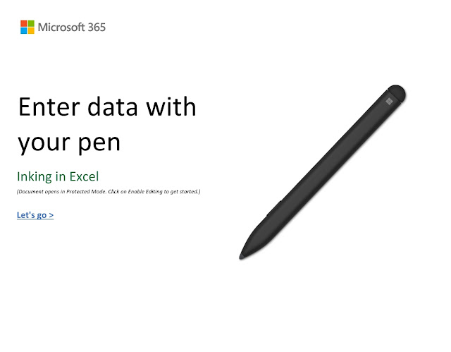 Enter Data With Your Pen Inking in Excel - KING OF EXCEL