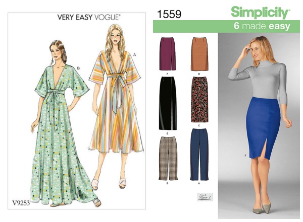 A Little Black Velvet Dress [Vogue 9253 & Simplicity 1559 Mash-Up ...