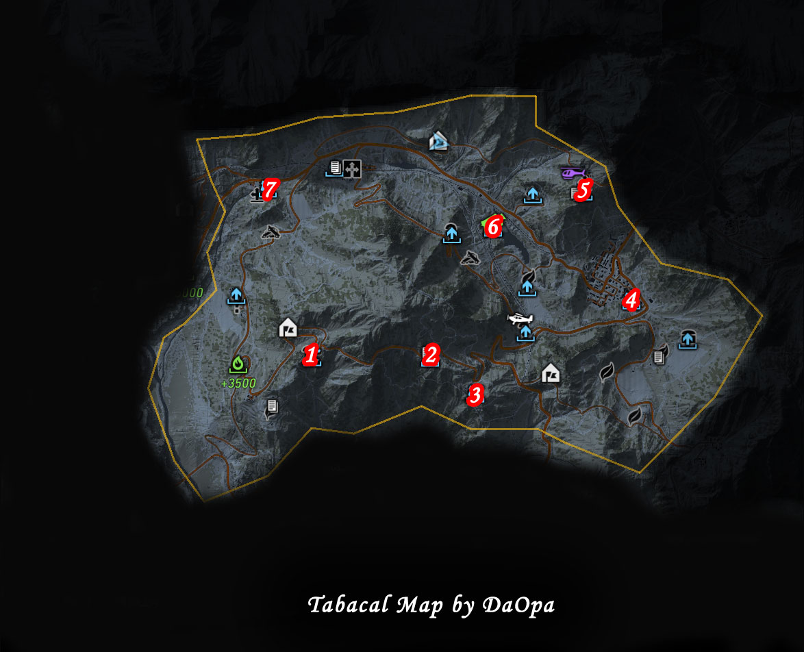 Ghost Recon Wildlands: Tabacal Map