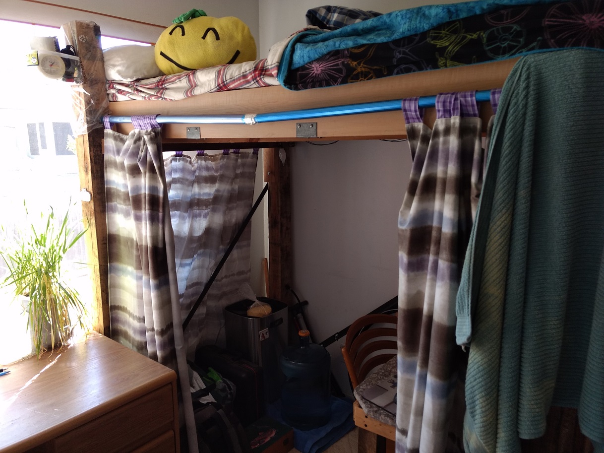 The Computer Lab - Final Curtain Rod | Greens and Machines