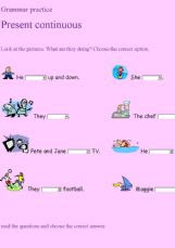 For Primary Kids: English 3rd & 4th - Present Continuous (more practice)