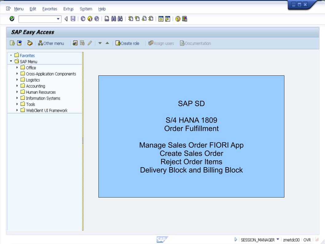 青蛙SAP分享 Froggy's SAP sharing: S/4 1809 Manage Sales Order FIORI App