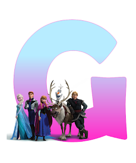 Kits imprimibles gratis : Abecedario frozen