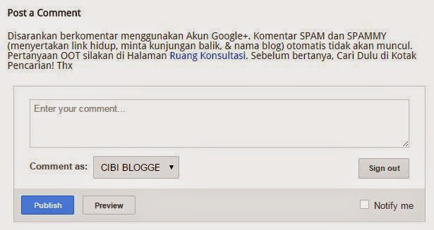 Cara Mengatasi Pesan Komentar yang Ada di Bawah Kolom Comment - SEO ...