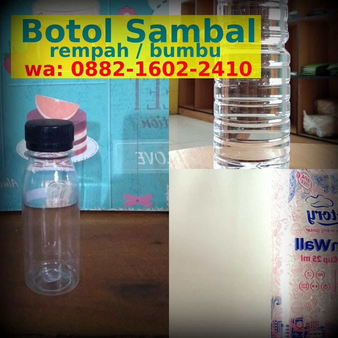 Botol Sambal Kotak – 0831~ㄐ180~1810 [wa] Pabrik Botol Sambal Bumbu ...