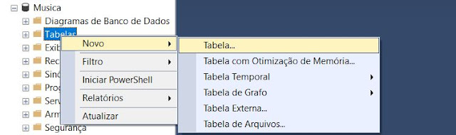 SQL Server 2016: criar uma tabela - TechNote Inc.