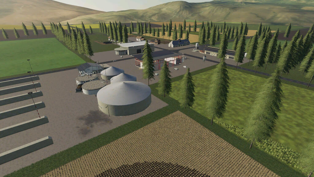 FS19 Big Fields Farm v1.0 - FS 19 & 22 USA Mods Collection