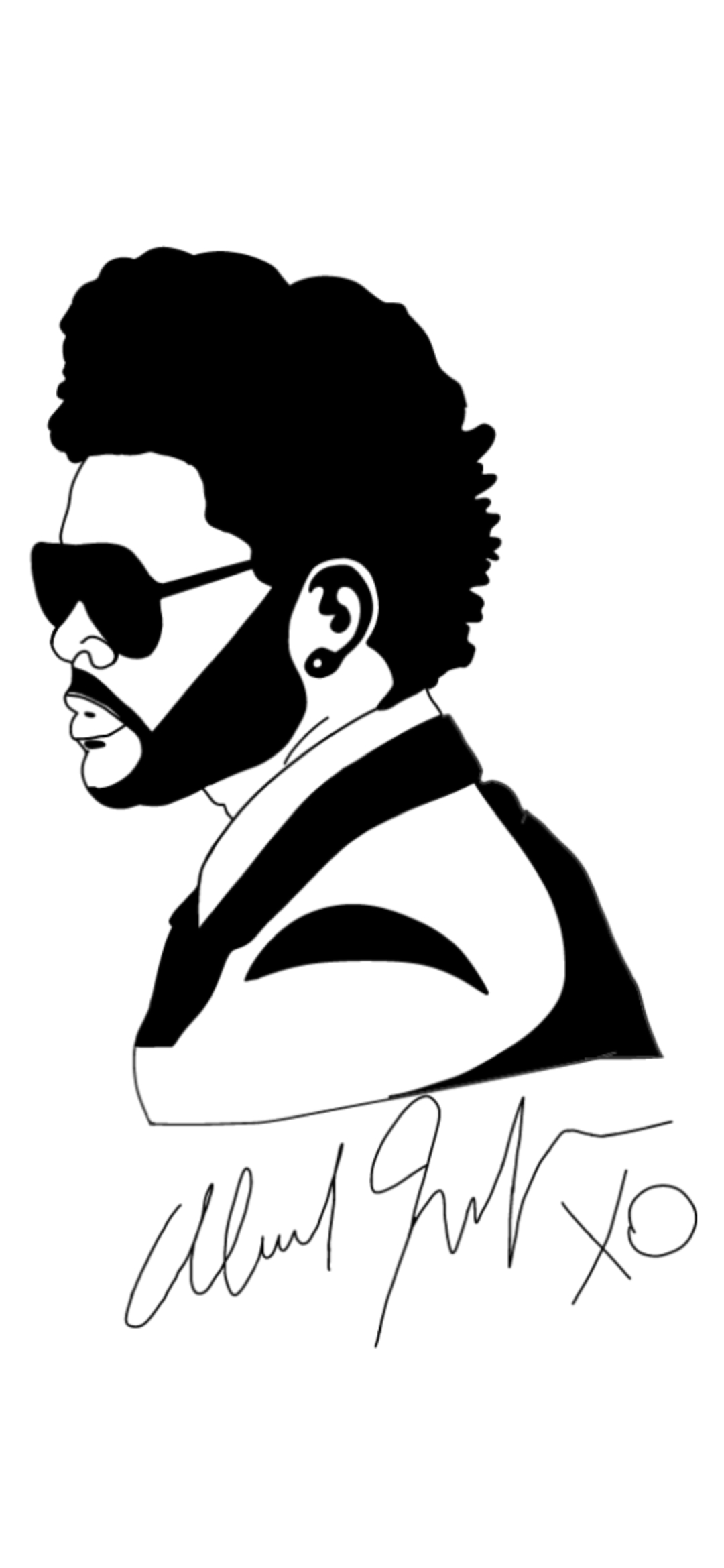Sticker Modification Ideas!!: The weeknd smartphone wallpaper & vector