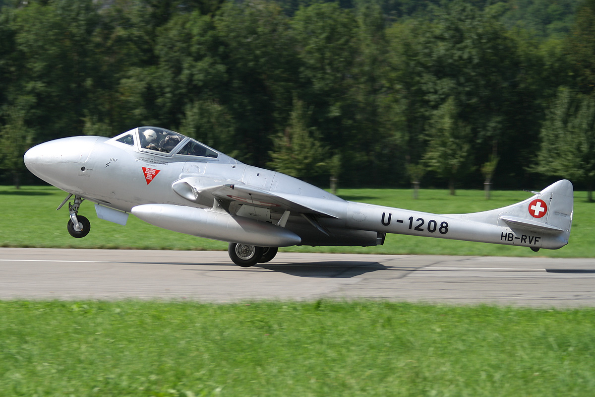 Eastwings: DH-115 Mk.55 Vampire Trainer * A-Jet AG * Swiss Air Force c ...