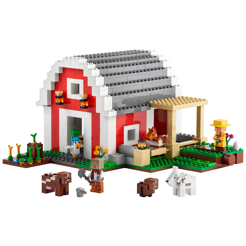 Minecraft The Red Barn Lego Sets | Minecraft Merch
