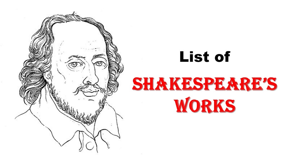 List of Shakespeare’s works