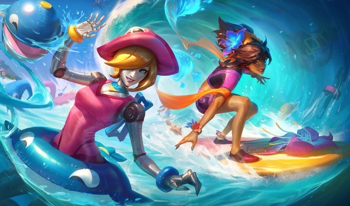 Pool Party Splash Art Jinx