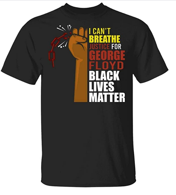 George Floyd T-Shirt Black Lives Matter justice for George floyd 2020 ...