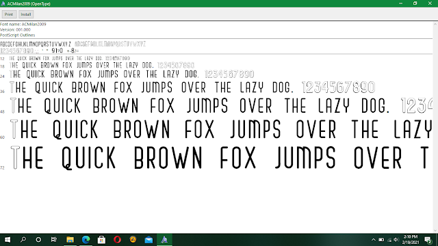 AC Milan 2009-2010 Font