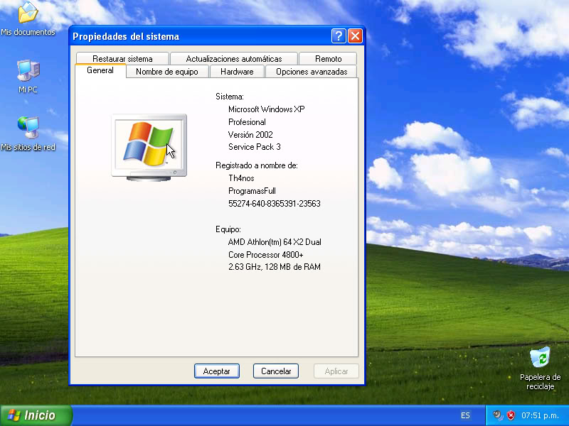 Windows XP Professional SP3 En Español 32-Bits.1 LINK! 2017, .iso ...