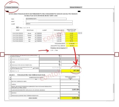 Cara Mengisi SPT Online E-form 1770 Orang Pribadi Pph Final – tehsera
