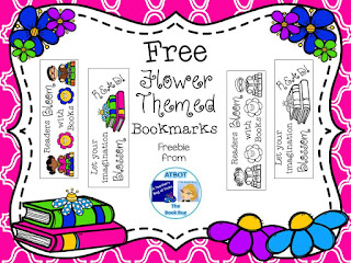 Classroom Freebies Too: Spring Bookmarks