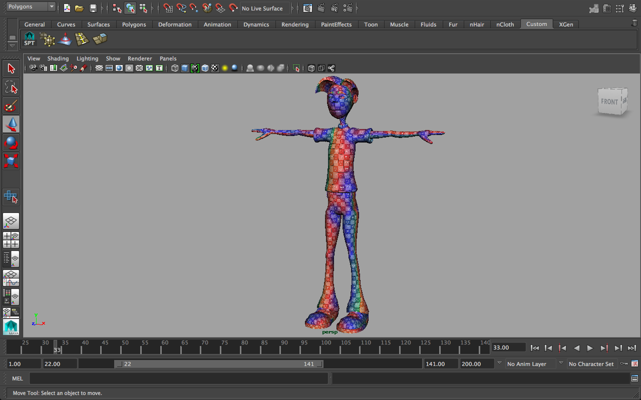 Ayunie Adiana: Pipeline 1: Character UV Layout (The Trousers & Shoes)