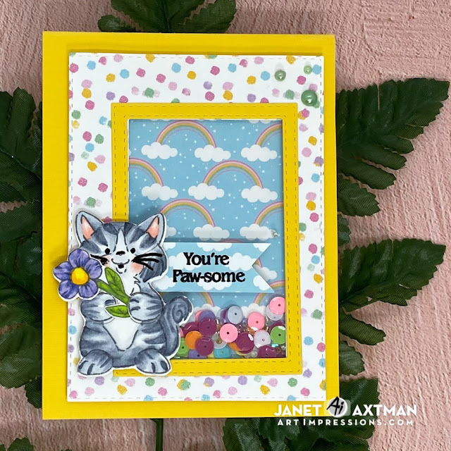 Art Impressions Blog: Two Ways to Copic Color a Cat and Shaker Element ...