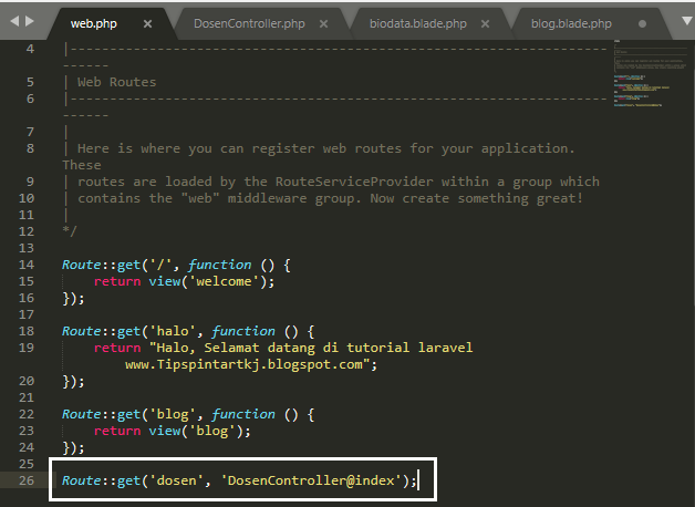 Tutorial Membuat Controller Pada Laravel ~ XII TKJ 1 | Mikrotik Tutorial Membuat Controller Pada Laravel ~ XII TKJ 1 | Mikrotik