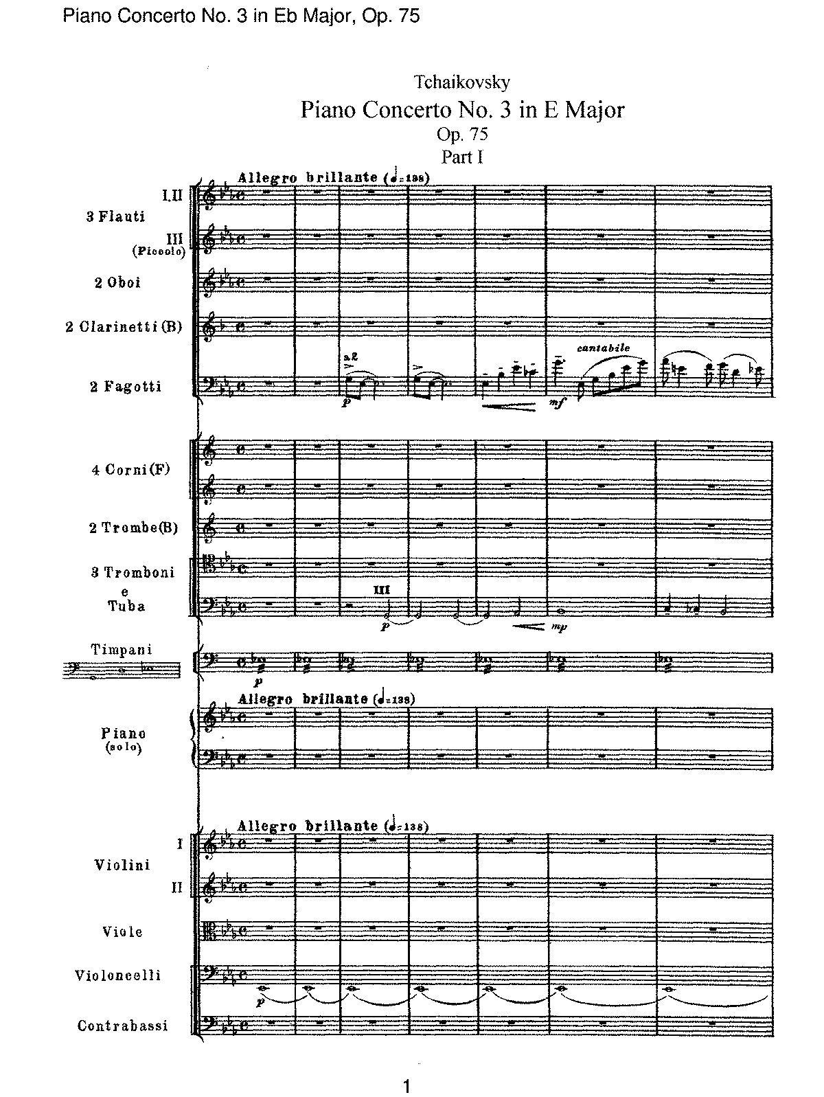 MUSIClassical notes: Tchaikovsky Piano Concerto No 3