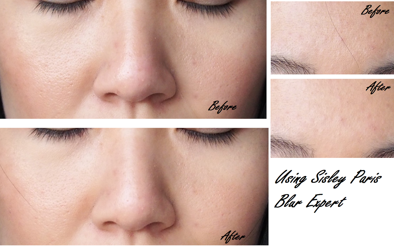 Lily not Louise: SISLEY PARIS BLUR EXPERT WITH BEFORE AND AFTER PHOTOS