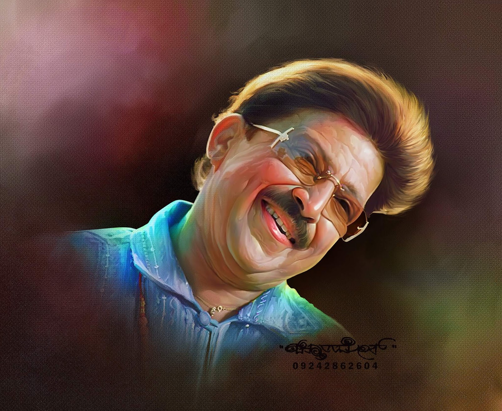 Chitthara Digital Paintings: Vishnuvardhan