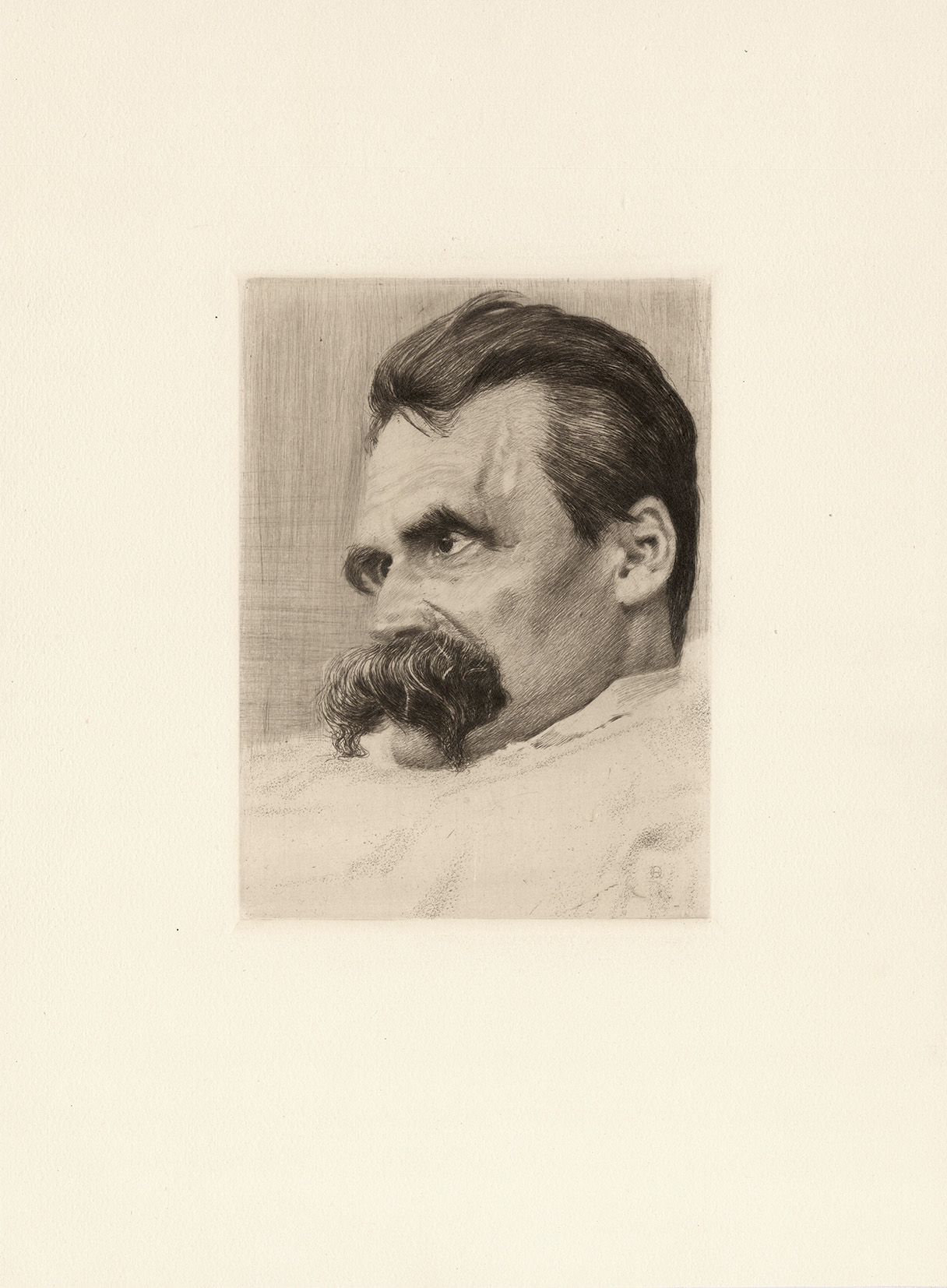 Prints and Principles: Hans Olde’s etching with drypoint, “Friedrich ...