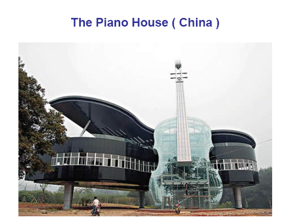 Top famous places of world: The Piano House ( China )