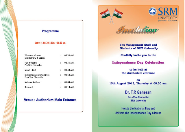 67th Independence Day Celebration-SRM University - SRM Institute of ...