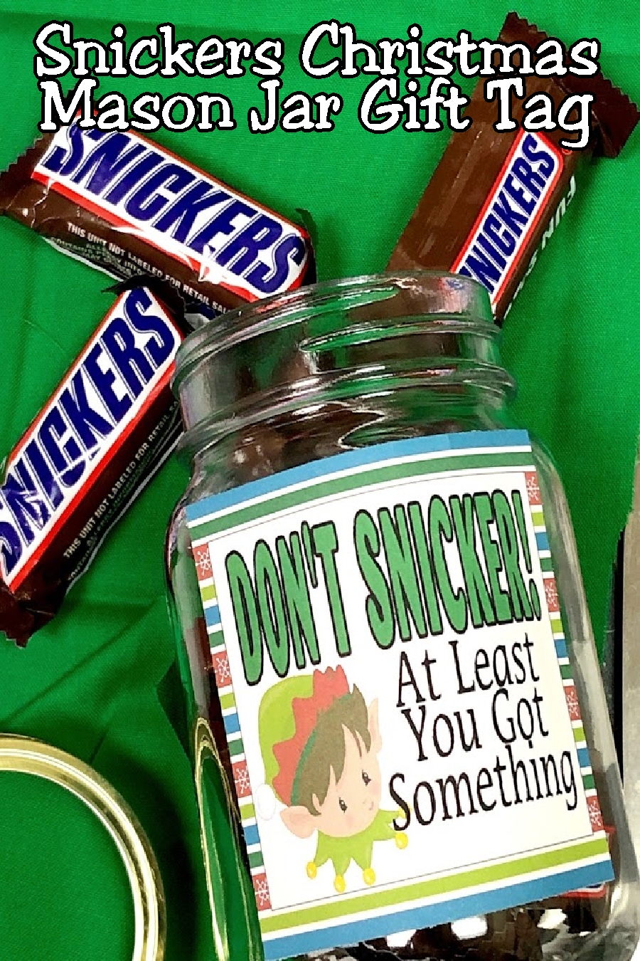 DIY Party Mom: Snickers Candy Mason Jar Gift