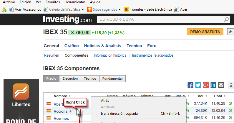 Exportar datos desde Web a Excel | EXCEL FORO: Un blog de Excel Exportar datos desde Web a Excel | EXCEL FORO: Un blog de Excel