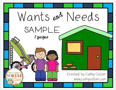 Wants and Needs and Knowing the Difference | Adventures in Literacy Land
