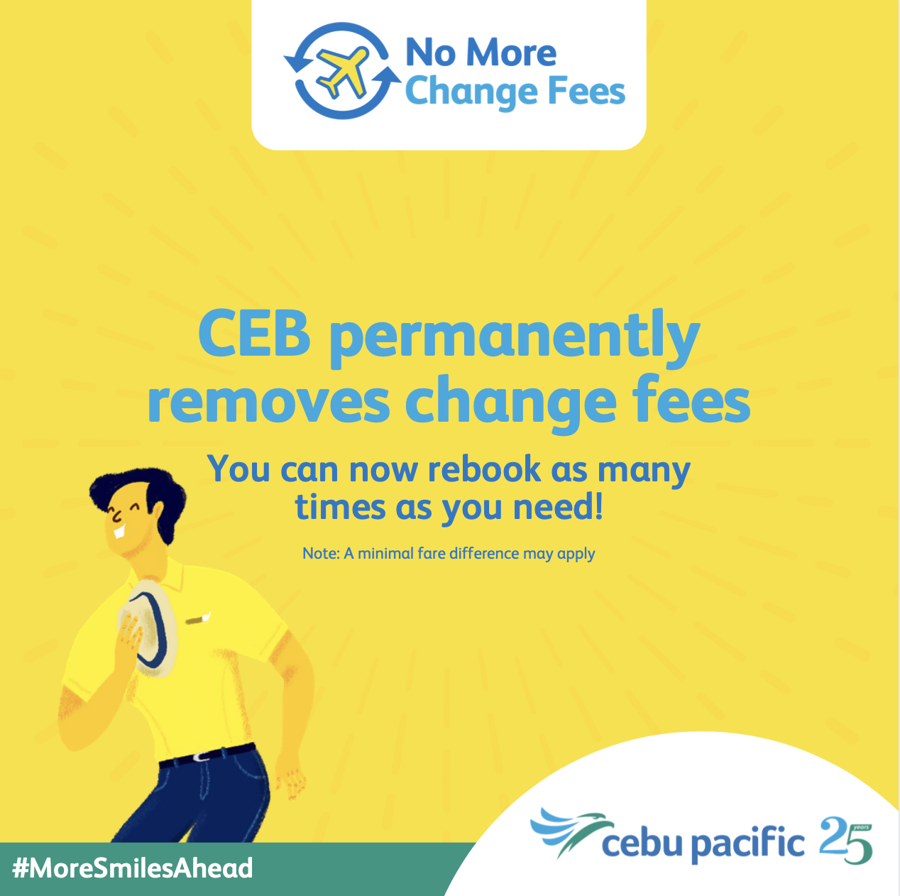 You can now rebook your Cebu Pacific flights as many times as you need