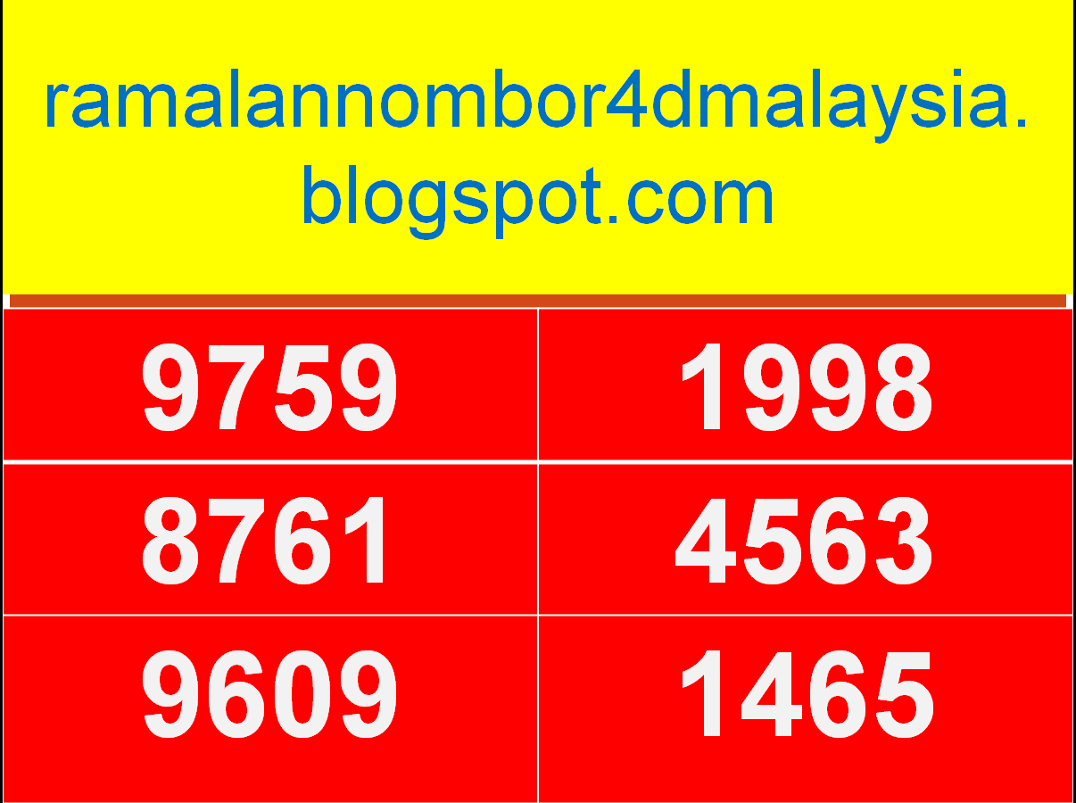 CARTA RAMALAN 4D RABU 2020 ramalan Toto, Magnum, Lotto, Damacai ... CARTA RAMALAN 4D RABU 2020 ramalan Toto, Magnum, Lotto, Damacai ...