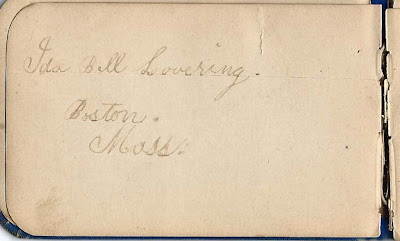 Heirlooms Reunited: 1880s Autograph Album of Etta M. Lovering of ...