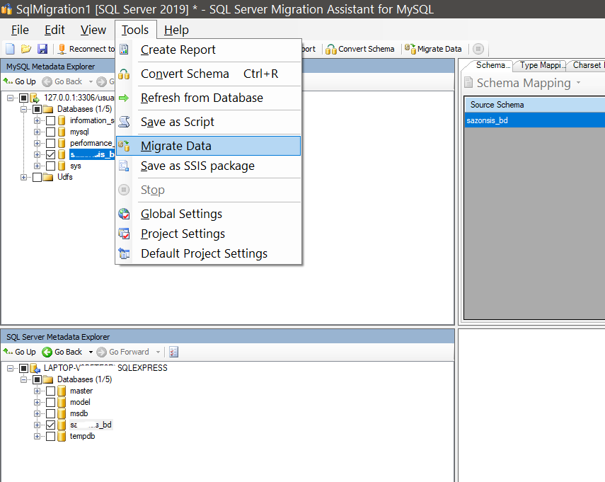 Migrar una Base de Datos de MySQL a SQL Server ~ {DAED_CODER}