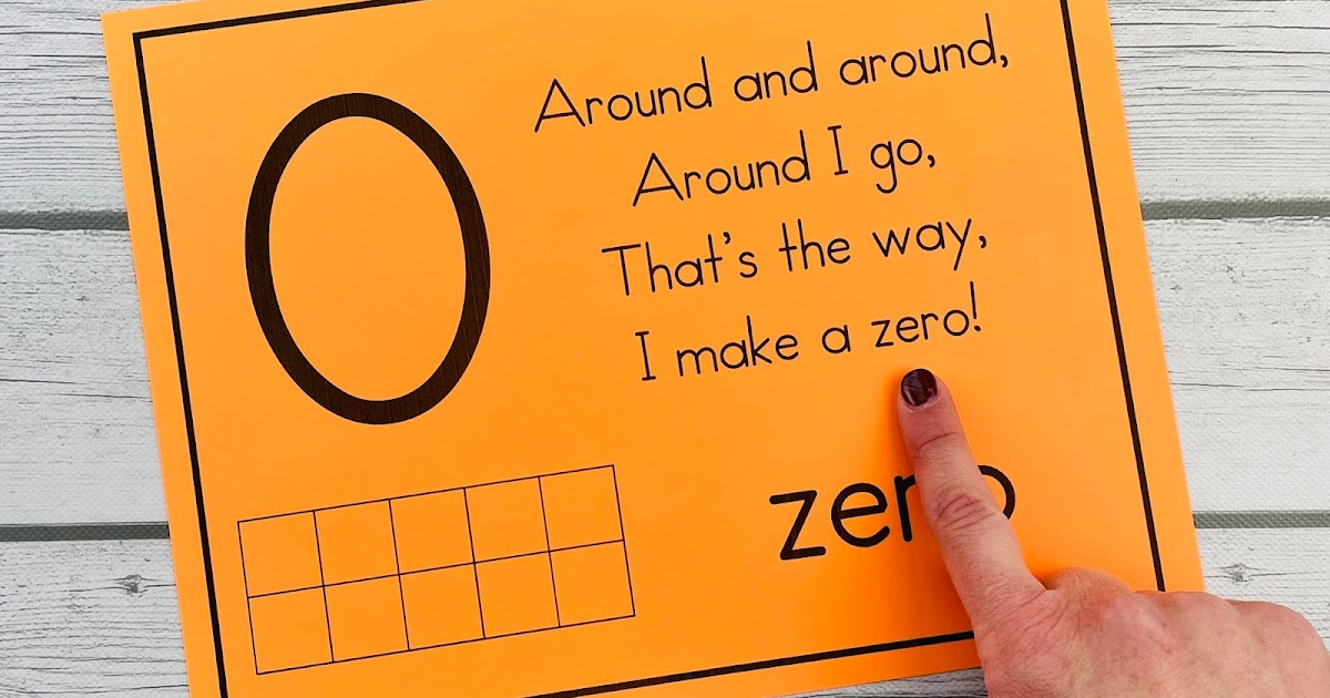 Number Formation Poems (Numbers 0-9) | Mrs. McGinnis' Little Zizzers