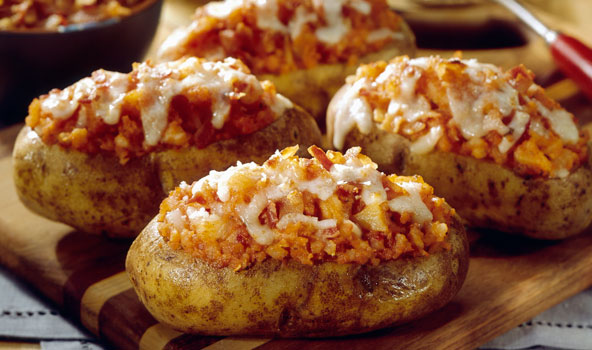 Resepi Mudah Kentang Bakar Bersama Cheese