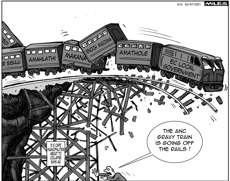 Cartoons by Miles: Derailed service