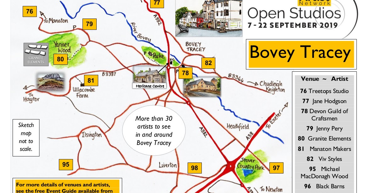 Granite Elements : Bovey Tracey Map for DOS